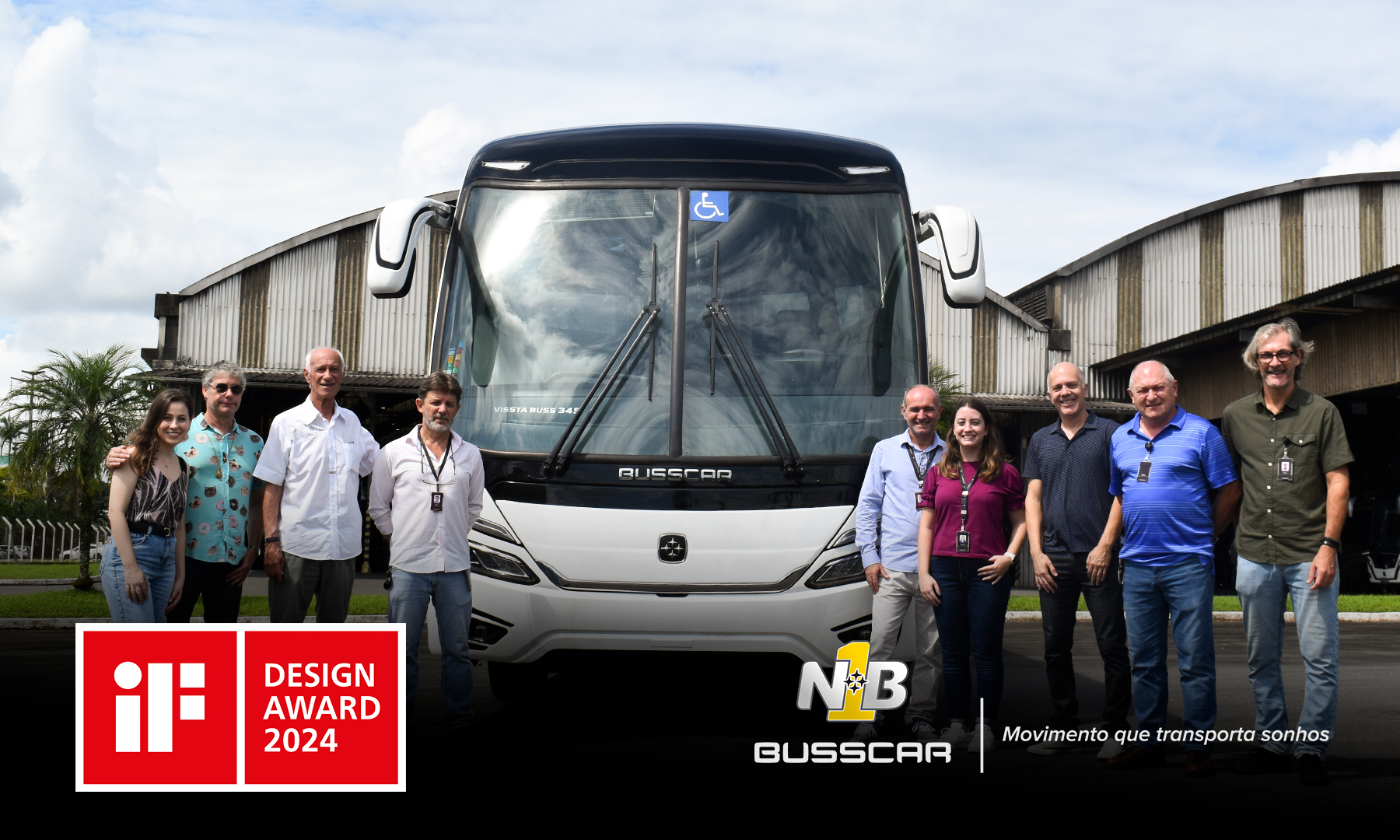 Busscar conquista prêmio internacional iF DESIGN AWARD 2024 – Busscar